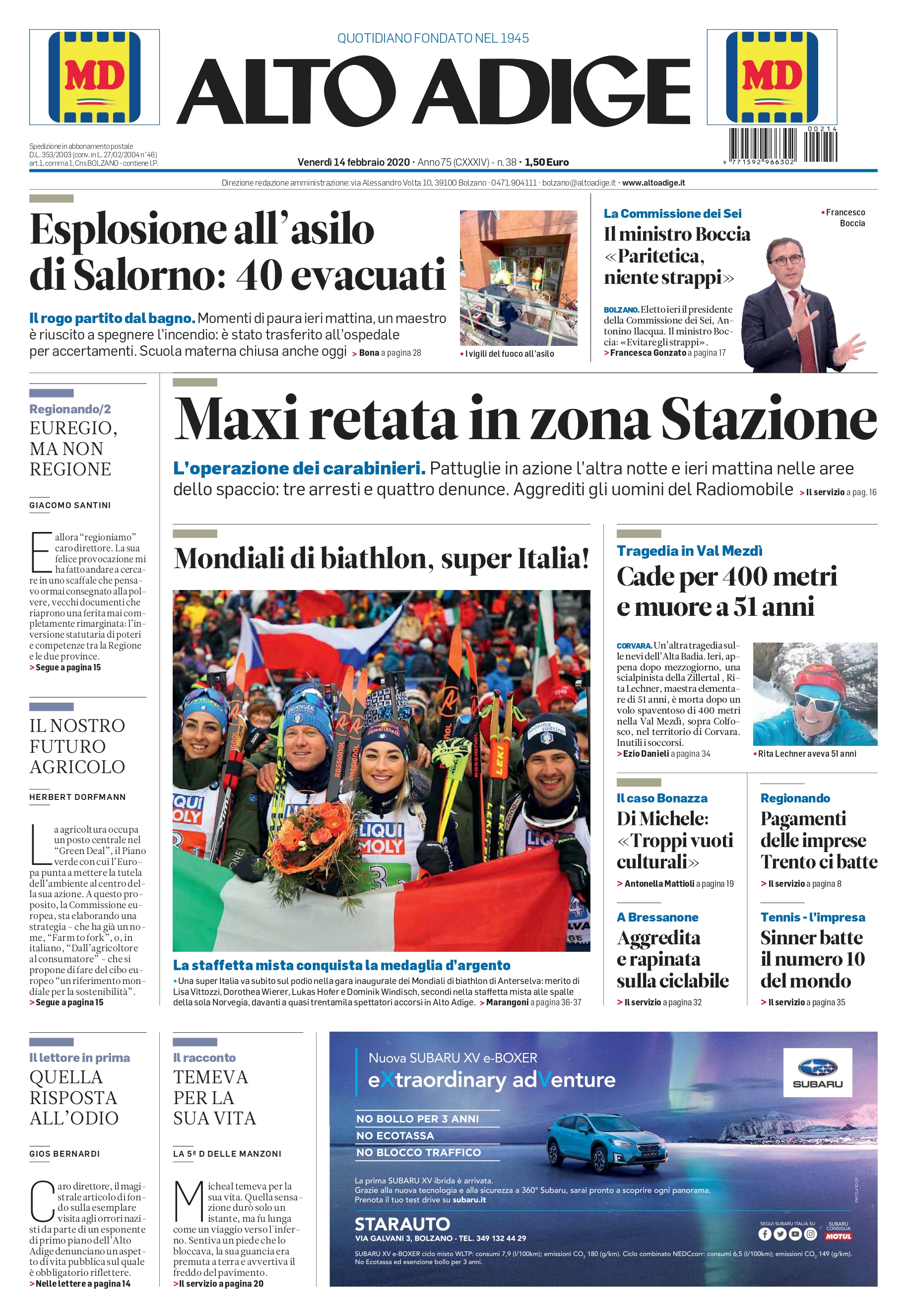 AA 14.02.2020 - Radio NBC Rete Regione