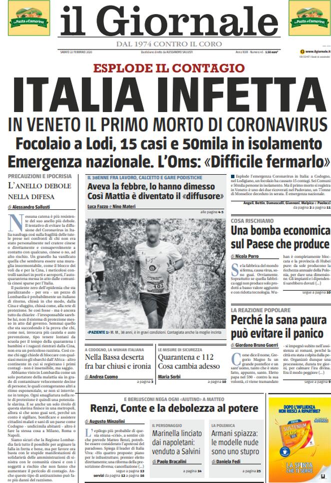 GIORNALE 22.02.2020 - Radio NBC Rete Regione