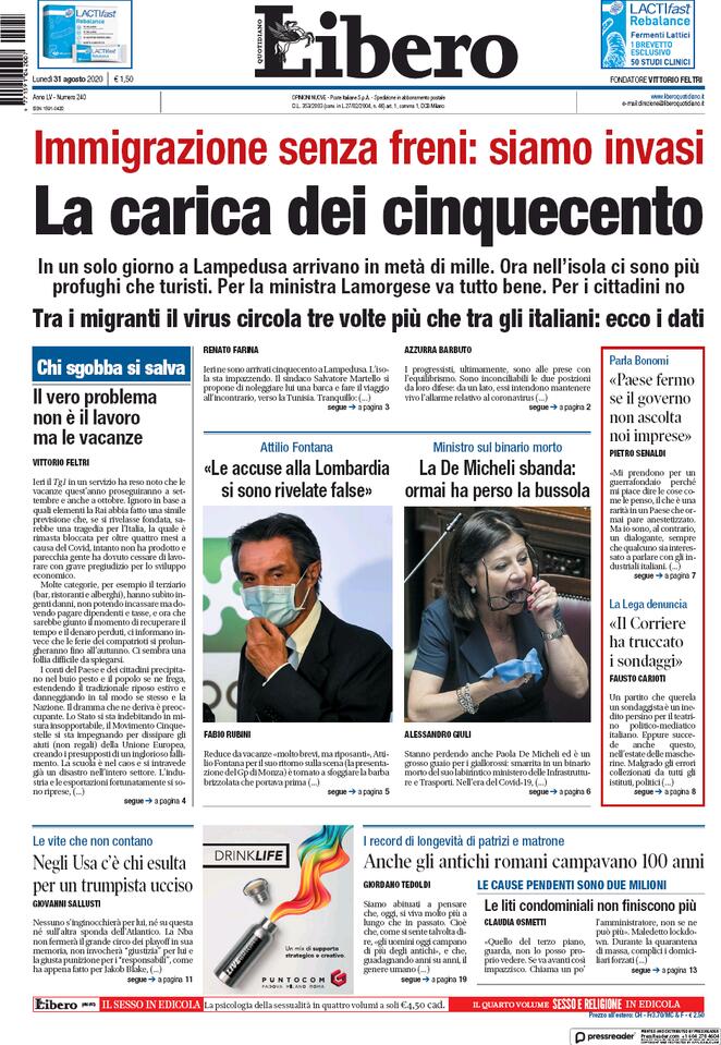 LIBERO31.08.2020 - Radio NBC Rete Regione
