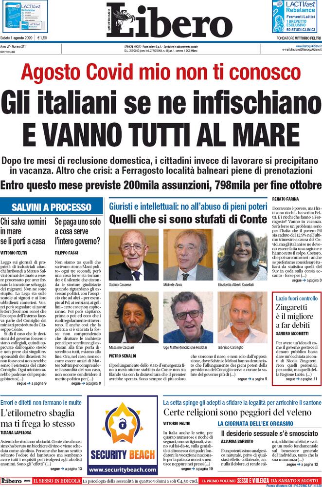 LIBERO 01.08.2020 - Radio NBC Rete Regione