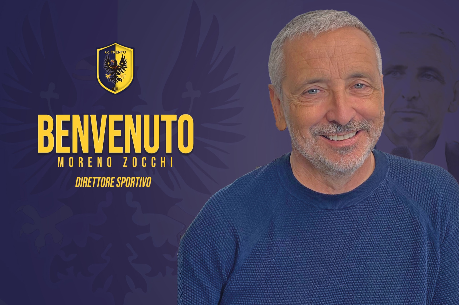 SERIE C, MORENO ZOCCHI E' IL NUOVO DIRETTORE SPORTIVO DEL TRENTO ...